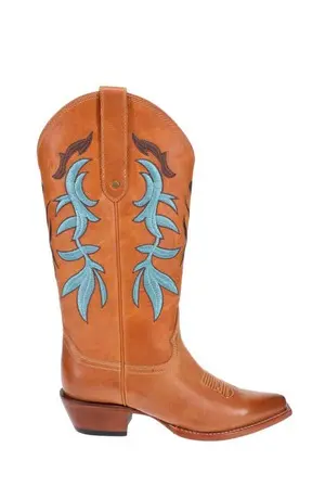 MALIBU BEACH Loni Premium Western Leather Boots