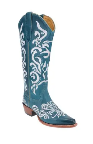 MALIBU BEACH Premium Western Leather Boots