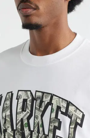 MARKET Money Arc Graphic T-shirt - White
