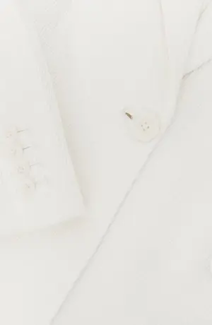 REISS Alyx Texture One-button Linen-blend Blazer
