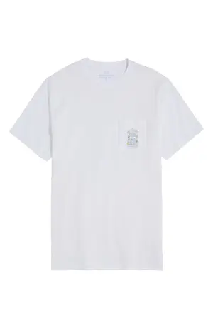 Vineyard Vines Bar Hut Cotton Graphic Pocket T-shirt