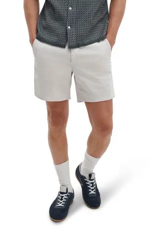 Rag & Bone Standard Cotton Stretch Twill Chino Shorts - Ivory