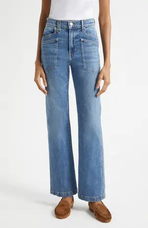 Veronica Beard Dylan Straight Leg Jeans