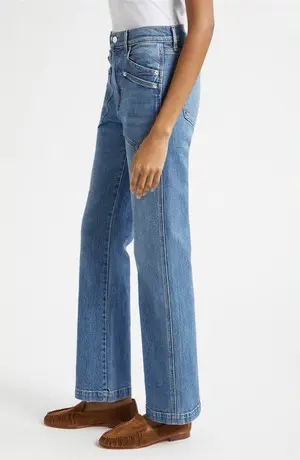 Veronica Beard Dylan Straight Leg Jeans