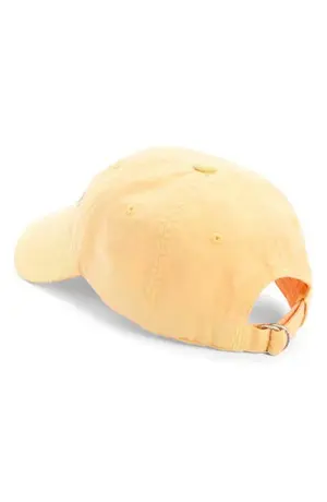Acne Studios Distressed Baseball Cap - Light Yellow