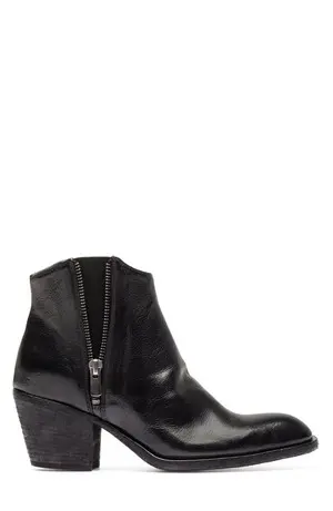 Officine Creative Sydne 015 Suede Booties - Black