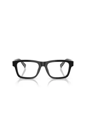 Dolce & Gabbana 53mm Rectangle Eyeglasses - Black