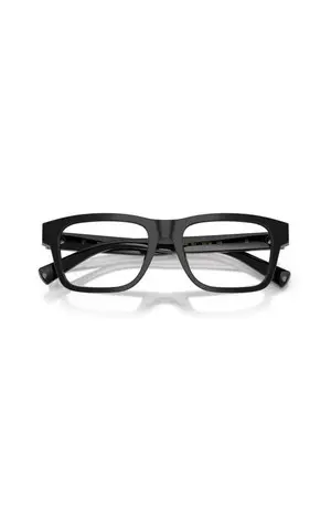 Dolce & Gabbana 53mm Rectangle Eyeglasses - Black
