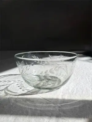 VILLA LUA HOME Hand-etched Serving Bowl