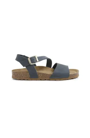 CELTIC & CO. Asymmetric Strap Sandal - Navy
