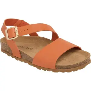 CELTIC & CO. Asymmetric Strap Sandal Orange