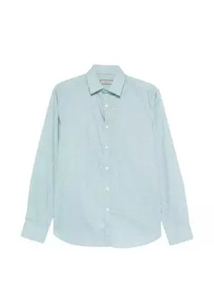 Canali Floral Shirt - Blue