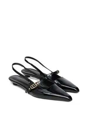 Dorothee Schumacher Ring-embellished Slingback Pumps