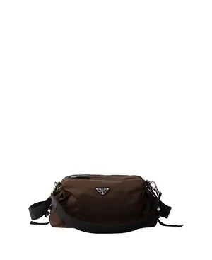 Prada Explore Re-Nylon And Leather Bag Brown