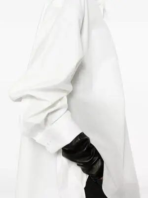 Balenciaga Poplin Shirt With Cape Detail - White