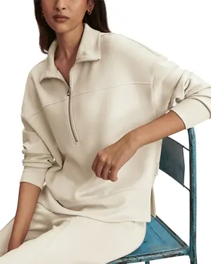 Varley Kayleigh Half Zip Sweater - Pristine