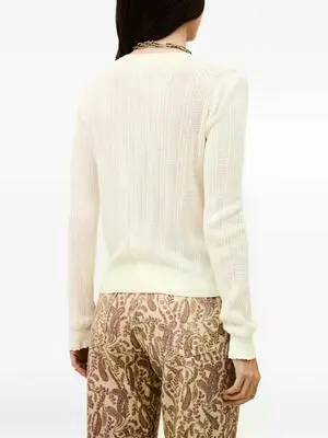 Ba&sh Viviana Ruffled Cardigan