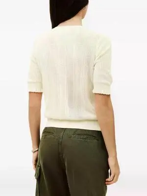 Ba&sh Viola Ruffled Polo Top