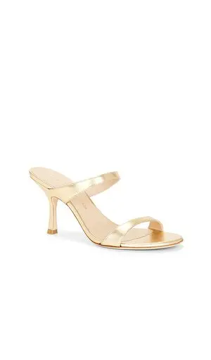 STUART WEITZMAN Nudist Slide 85 In Metallic - Gold