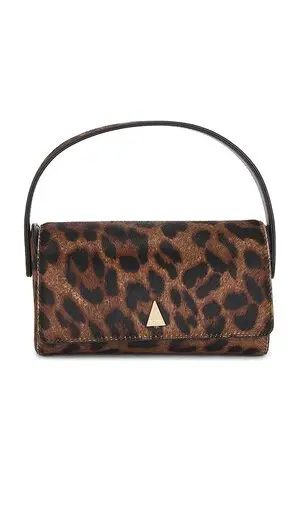 VERAFIED Calf Hair La Pochette Bag - Leopard