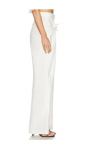 SELMACILEK Knot High-waisted Pants