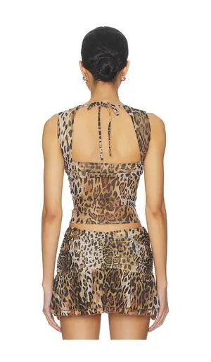 TIGER MIST Azalea Twist Cut Out Top