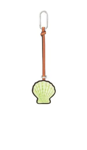 Tory Burch Leather Shell Key Fob - Multi