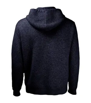 ALAN SCOTT Cashmere Feather-rib Hoodie