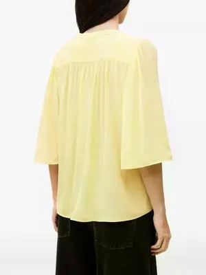 Ba&sh Barna Pleated Blouse