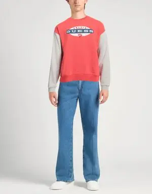 Guess Crewneck Sweatshirt With Embroidered Logo