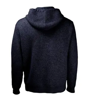 ALAN SCOTT Cashmere Feather-rib Hoodie