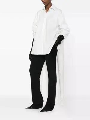 Balenciaga Train-detail Poplin Shirt