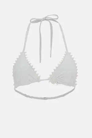 Jacquemus Picot Bikini Top - Bianco