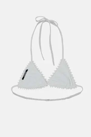 Jacquemus Picot Bikini Top - Bianco