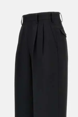 Junya Watanabe Tailored Wide-leg Trousers - Black