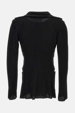 Junya Watanabe Fluid-fabric Jacket With Deconstructed Lapels