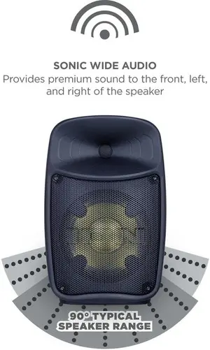 ION AUDIO Pro Glow Express Portable Bluetooth Speaker