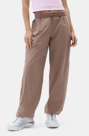 HALFDAYS Gwen Wide Leg Cargo Pants - Suede