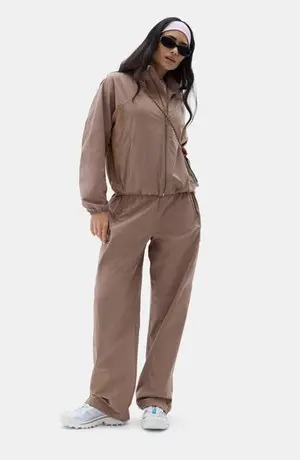 HALFDAYS Gwen Wide Leg Cargo Pants - Suede