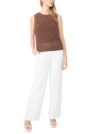 Halogen Open Stitch Sweater Tank
