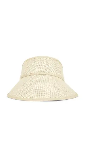 Brixton Newport Straw Visor - Tan