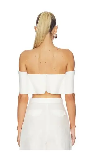 SELMACILEK Strapless Linen Top