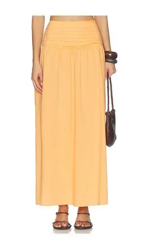 Peixoto Rowan Maxi Skirt - Orange
