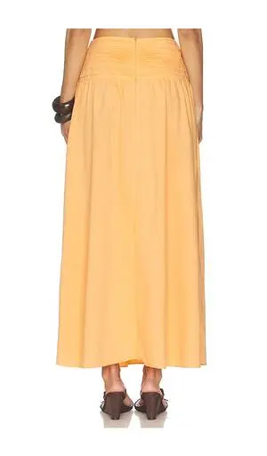 Peixoto Rowan Maxi Skirt - Orange