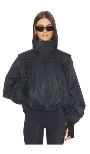 Perfect Moment Scratch Houndstooth Bomber Jacket