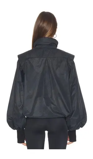 Perfect Moment Scratch Houndstooth Bomber Jacket