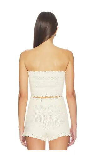 Posse Dylan Strapless Top - Ivory