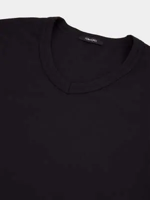 TOM FORD Cotton V-neck T-shirt
