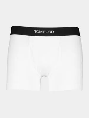TOM FORD Logo Boxer Briefs - White