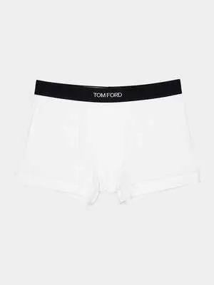 TOM FORD Logo Boxer Briefs - White